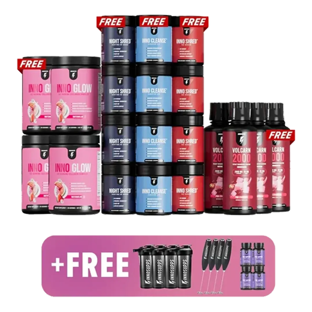 Female Shred Stack 3-Month Supply + 1 Stack Free + 12 Free Items